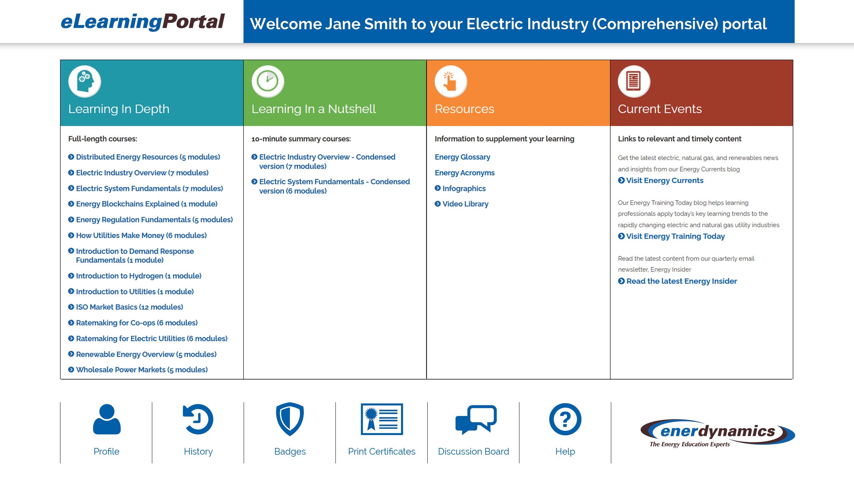 Electric Industry Portal (Comprehensive) - Enerdynamics
